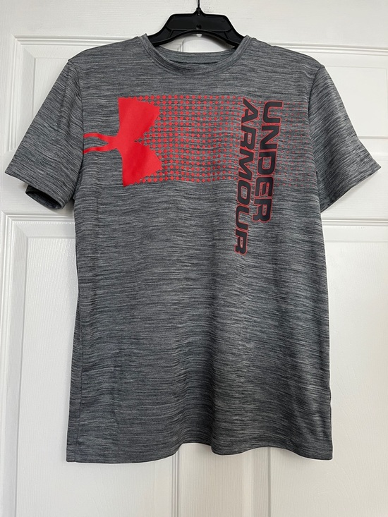 Under Armour | Shirts & Tops | Under Armour Logo Heatgear Boys ...